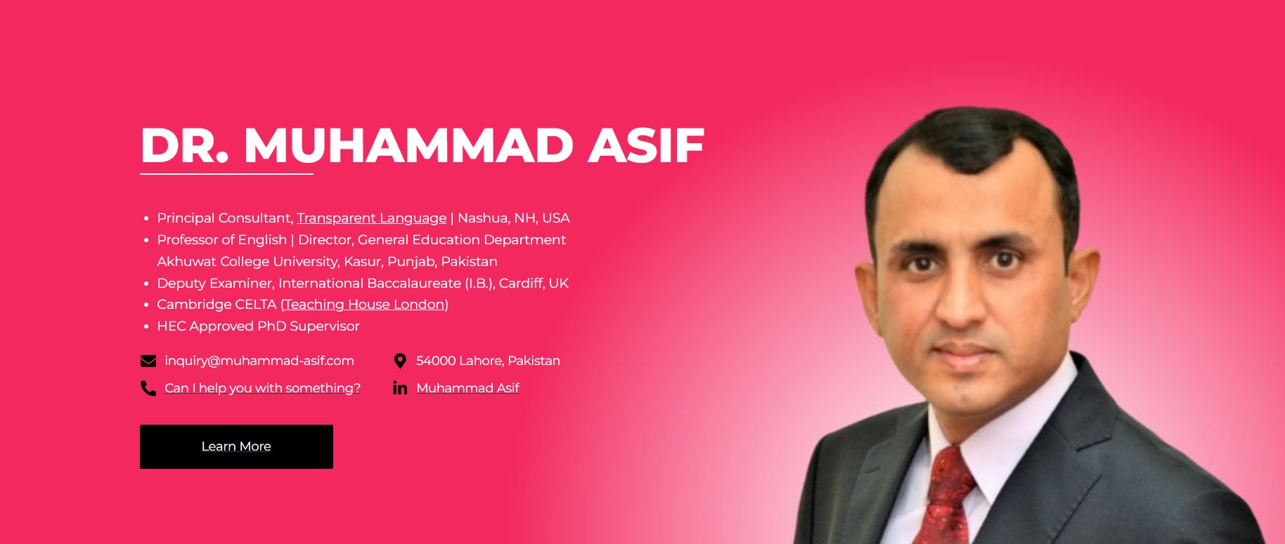 Home - Muhammad Asif